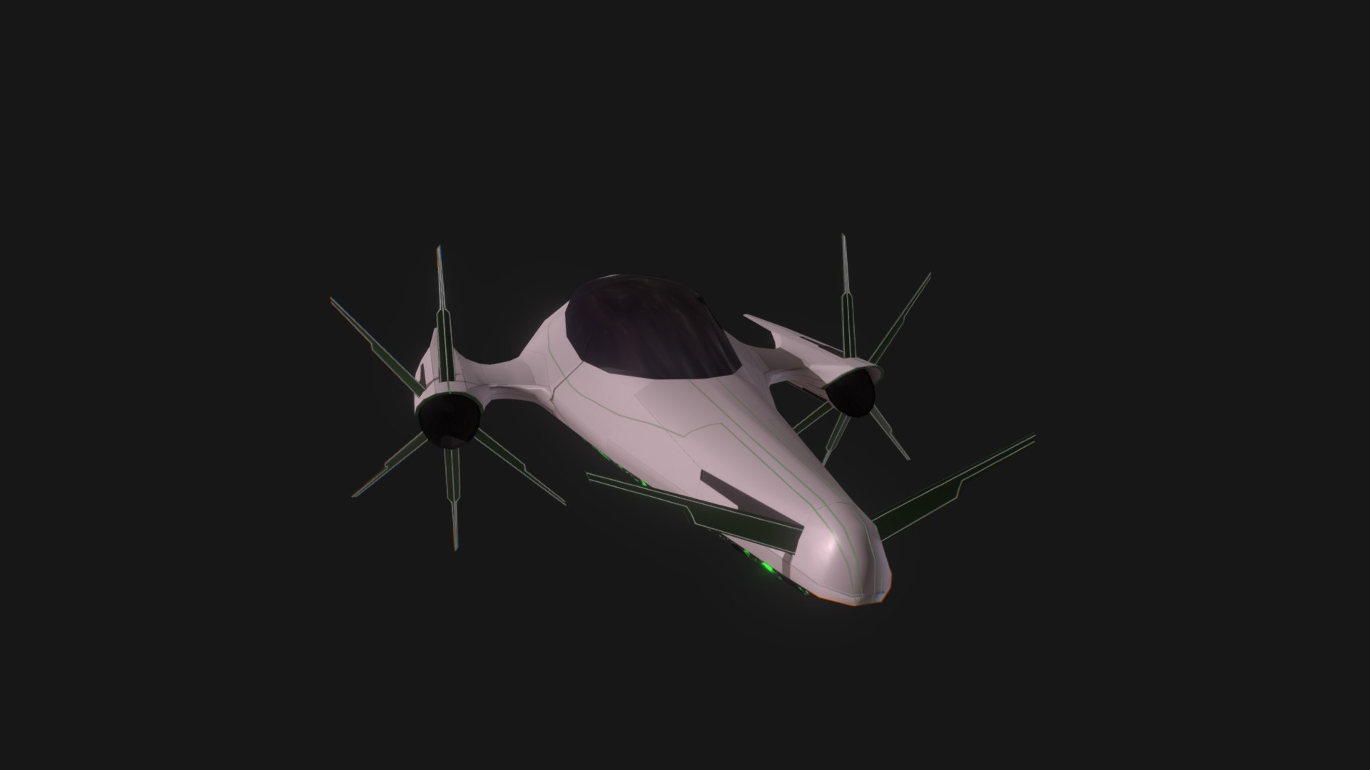 3D space ship - TurboSquid 1434115