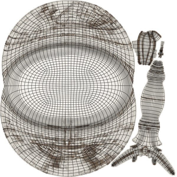 3D model Roman silver mirror - TurboSquid 1983172