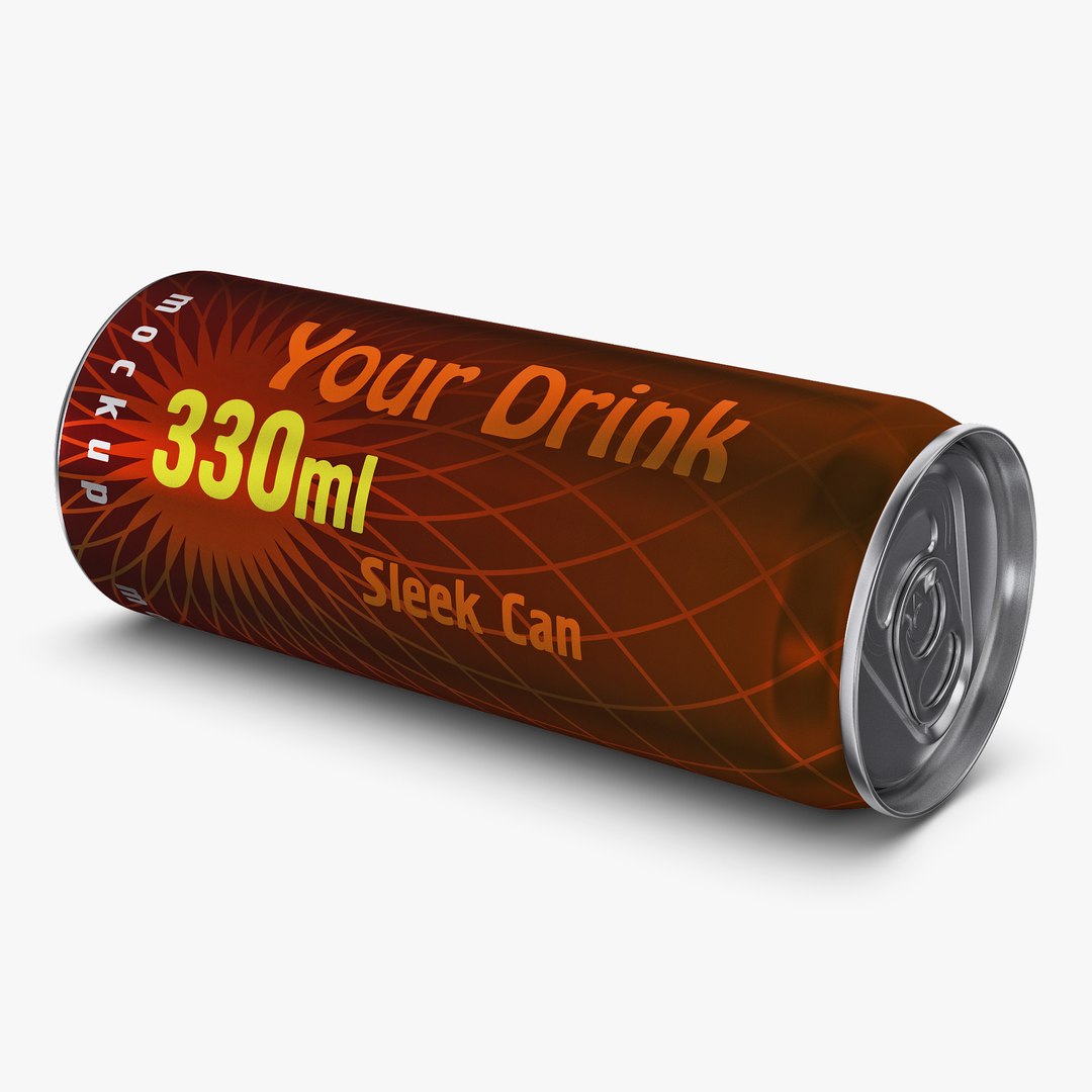 Aluminum Sleek Can 330ml V 2 Model - TurboSquid 1906751