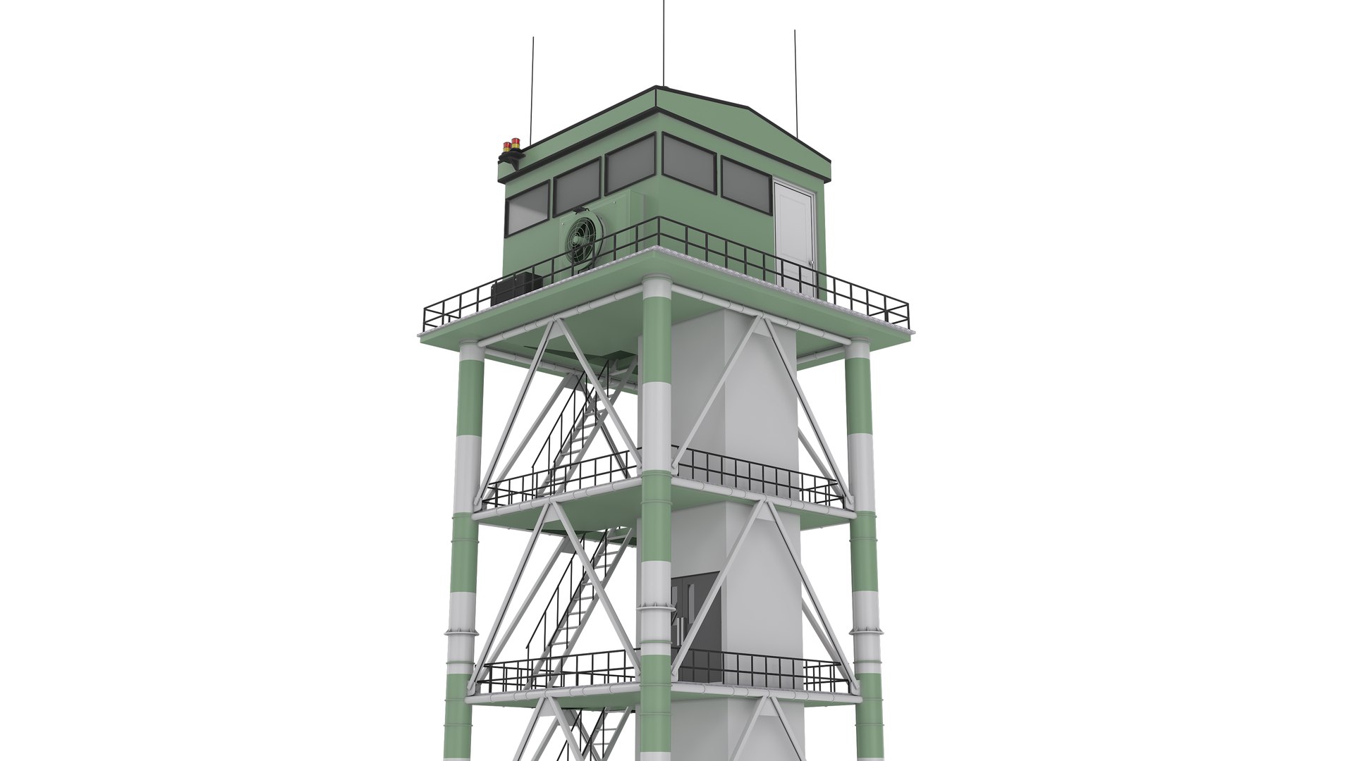 Lookout Tower Cabin 3D Model - TurboSquid 2285914