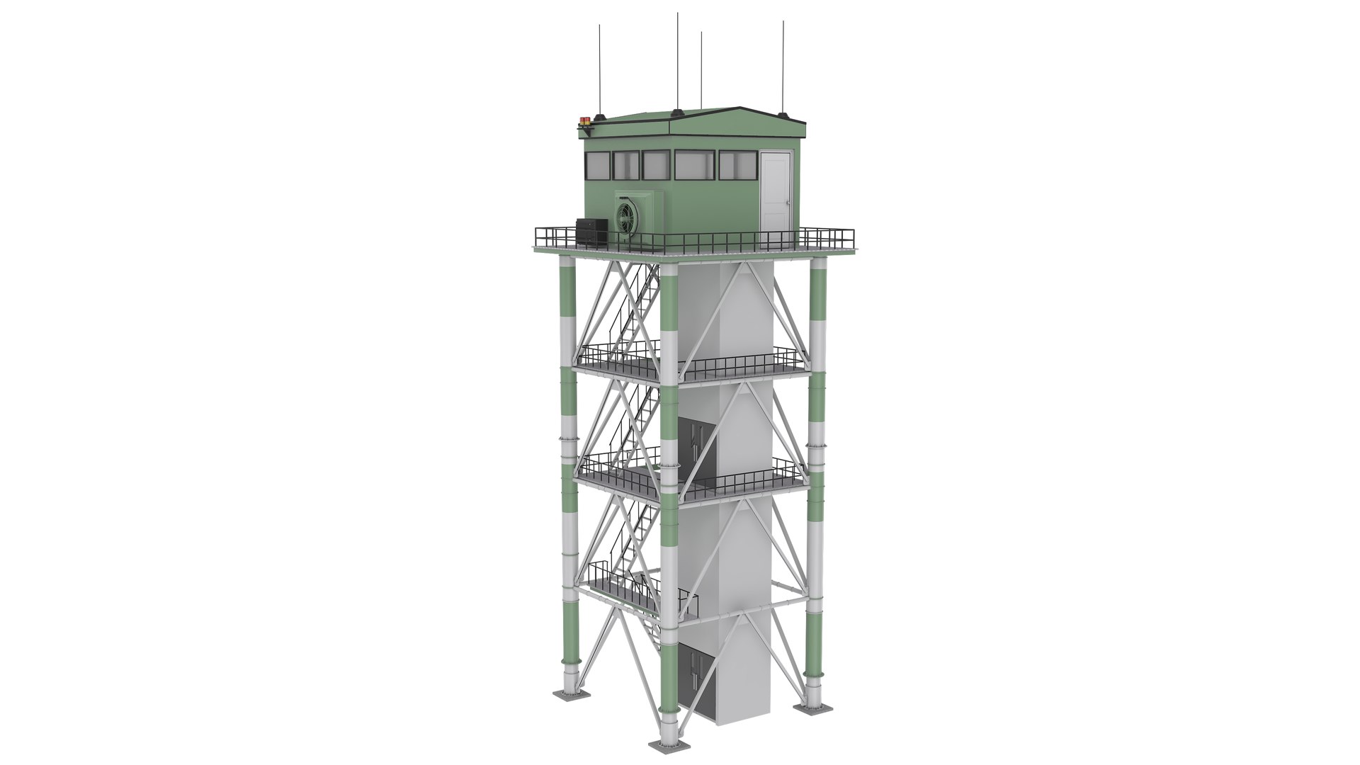 Lookout Tower Cabin 3D Model - TurboSquid 2285914
