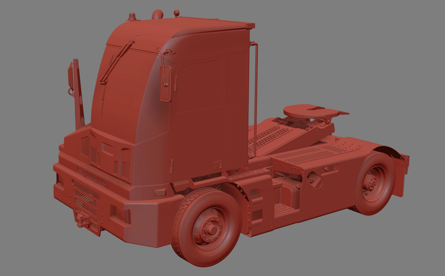3D kalmar t2 terminal tractor model - TurboSquid 1251660