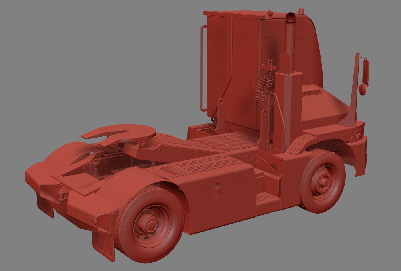 3D kalmar t2 terminal tractor model - TurboSquid 1251660