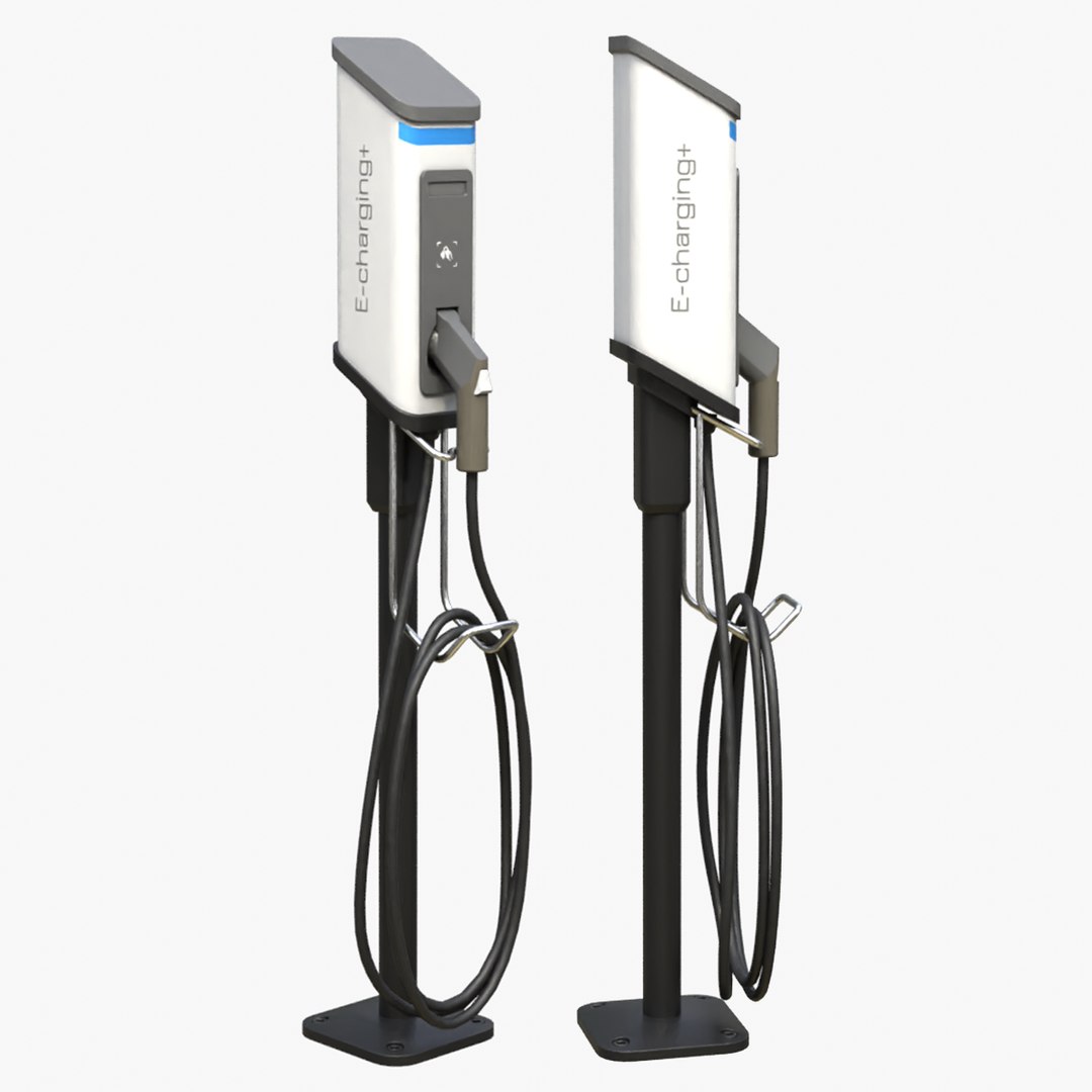 EV Charging Station 3D model - TurboSquid 1975734