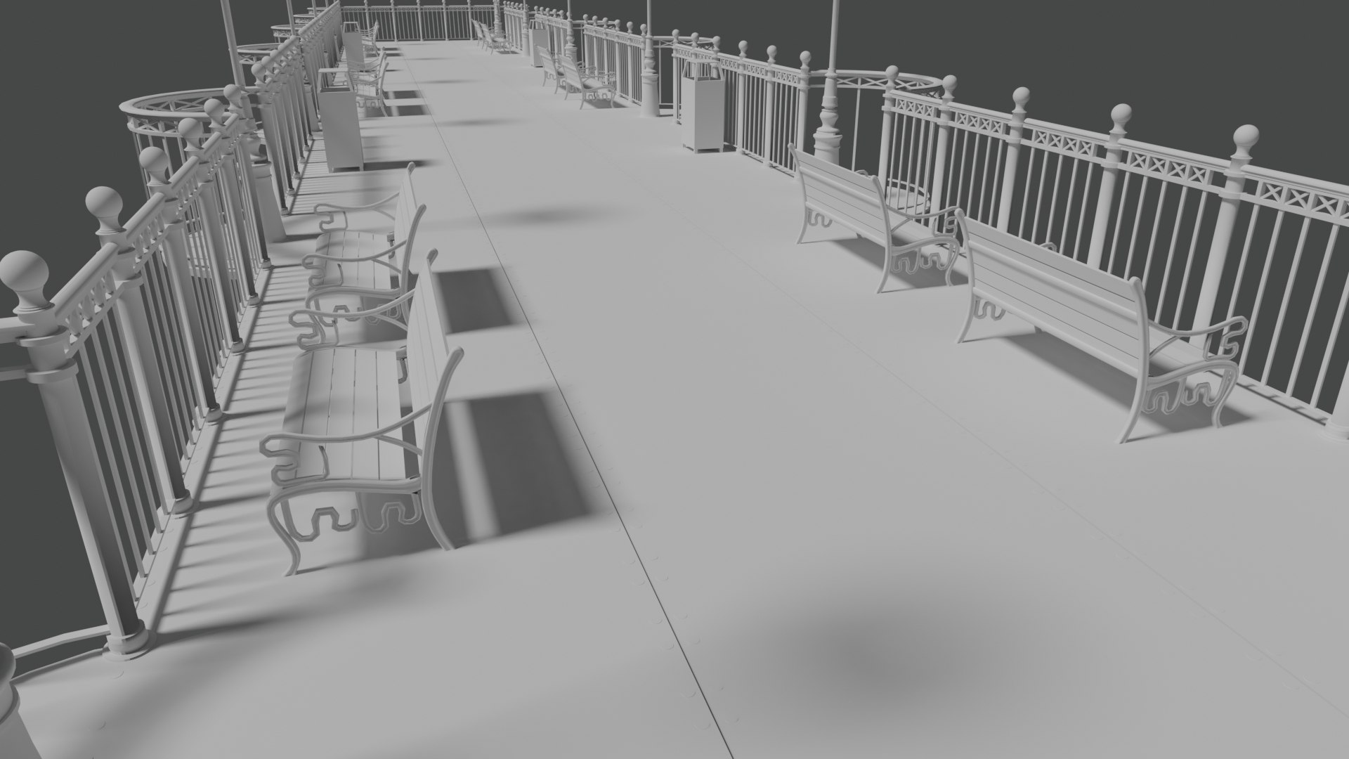 Landing Stage Pier 3D - TurboSquid 1569373