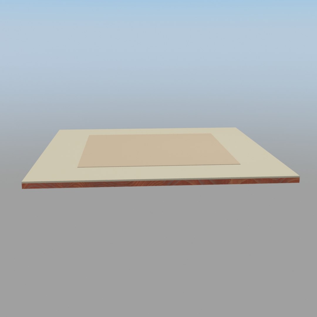 3d Model Canvas Constructed