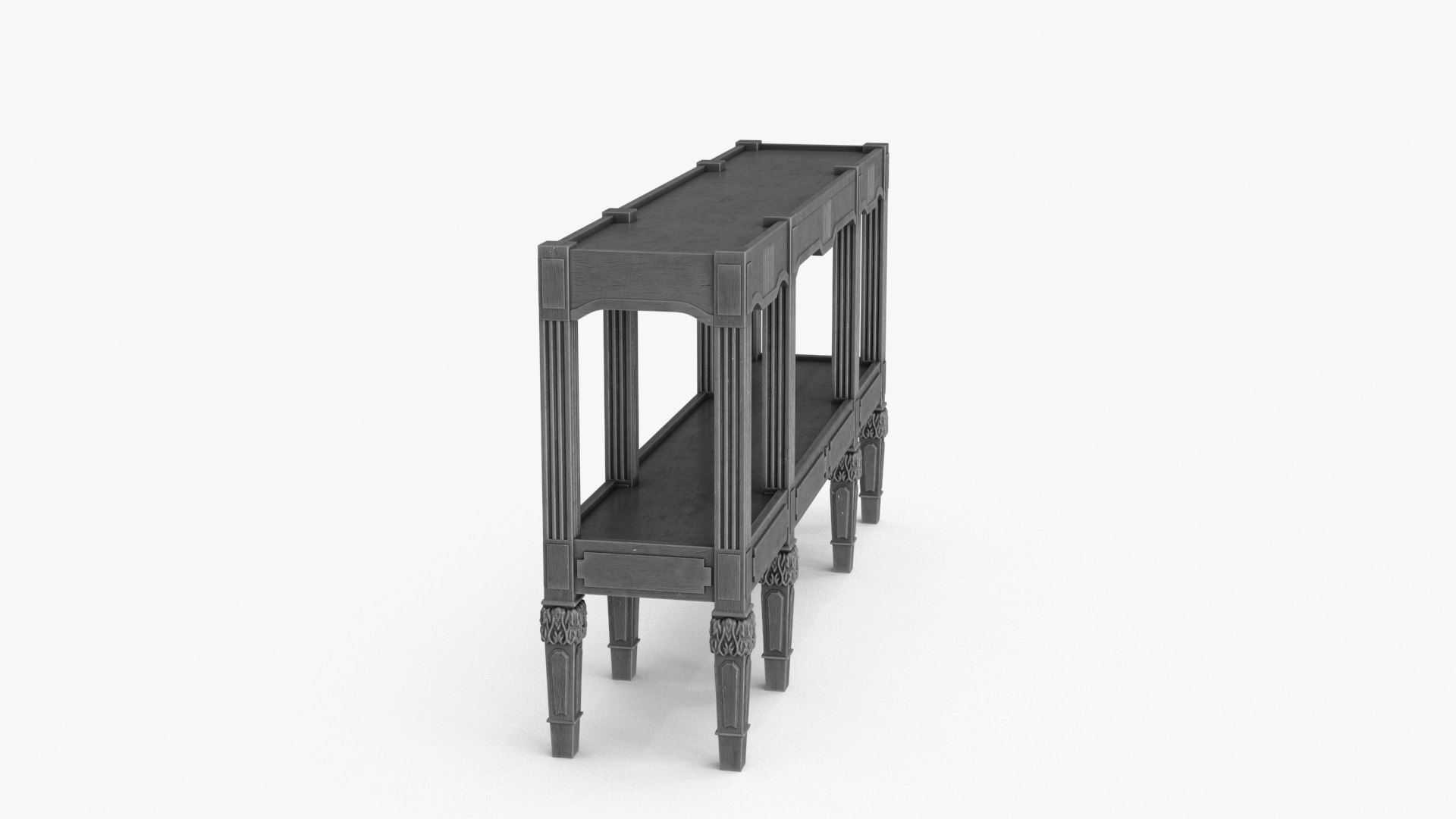 Florence Antique Inspired Console 3D Model - TurboSquid 2314582