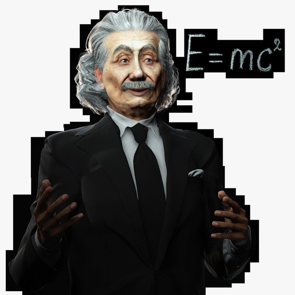 modelo 3d Albert Einstein - TurboSquid 2321381