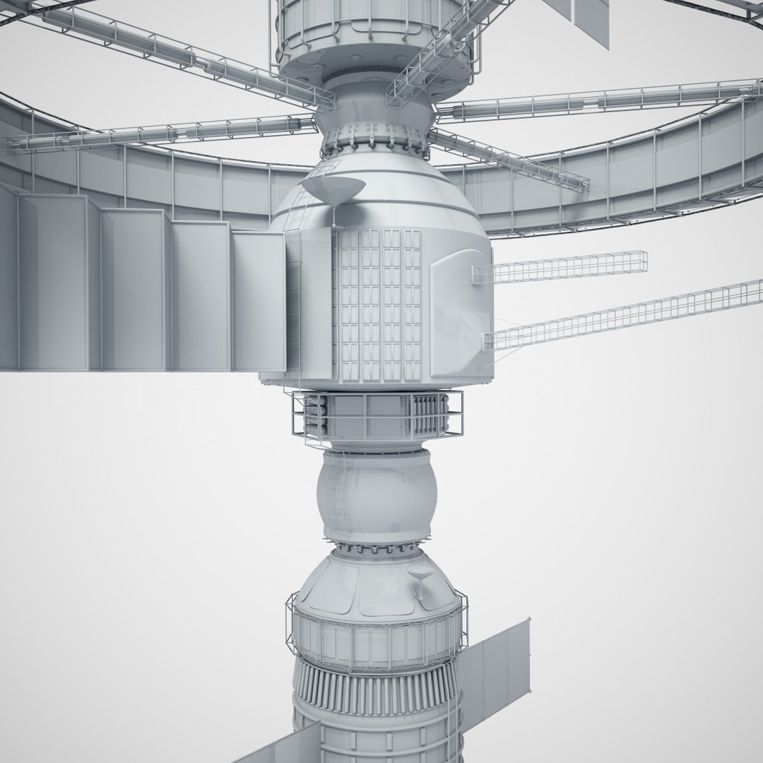 Space Station 3d Model