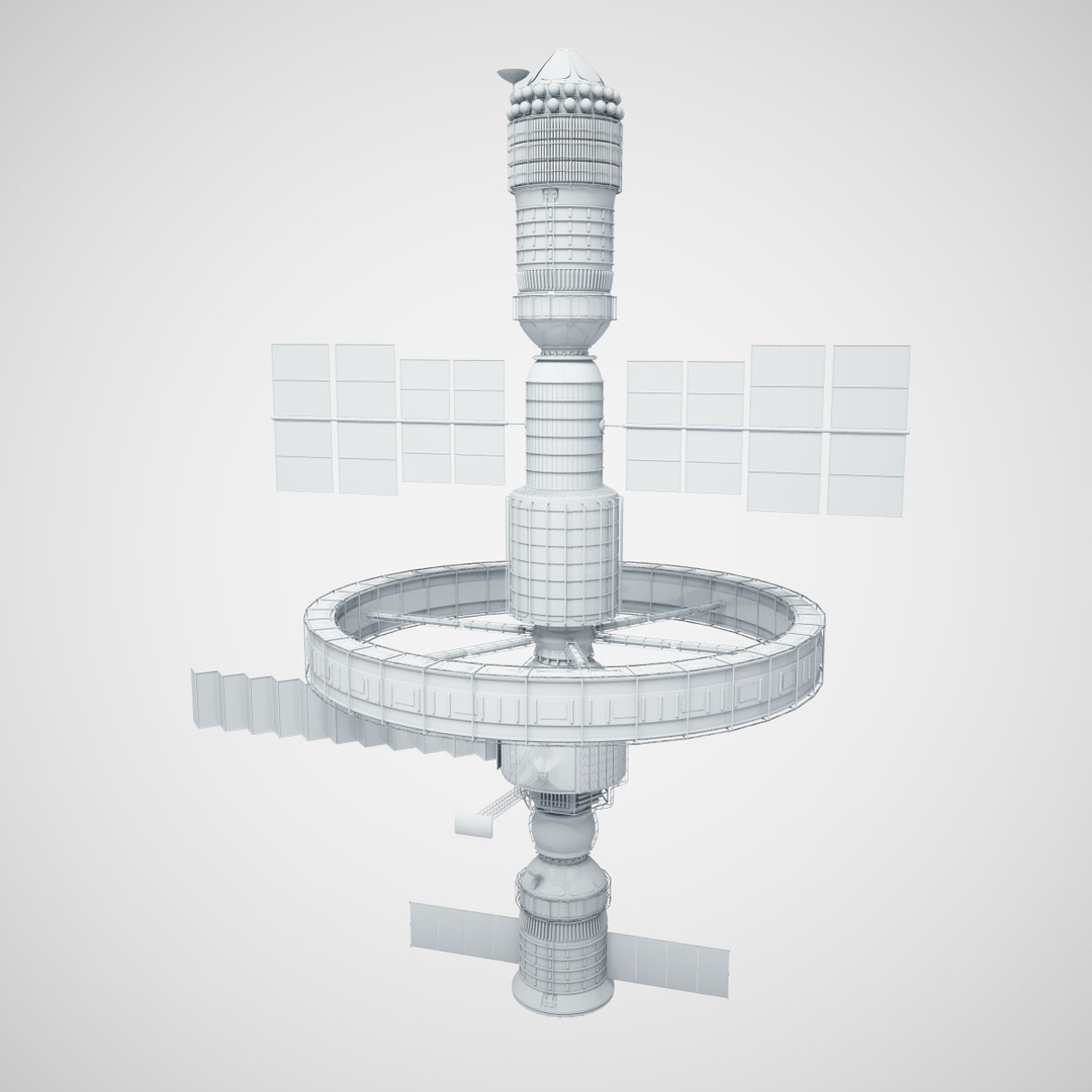 Space Station 3d Model