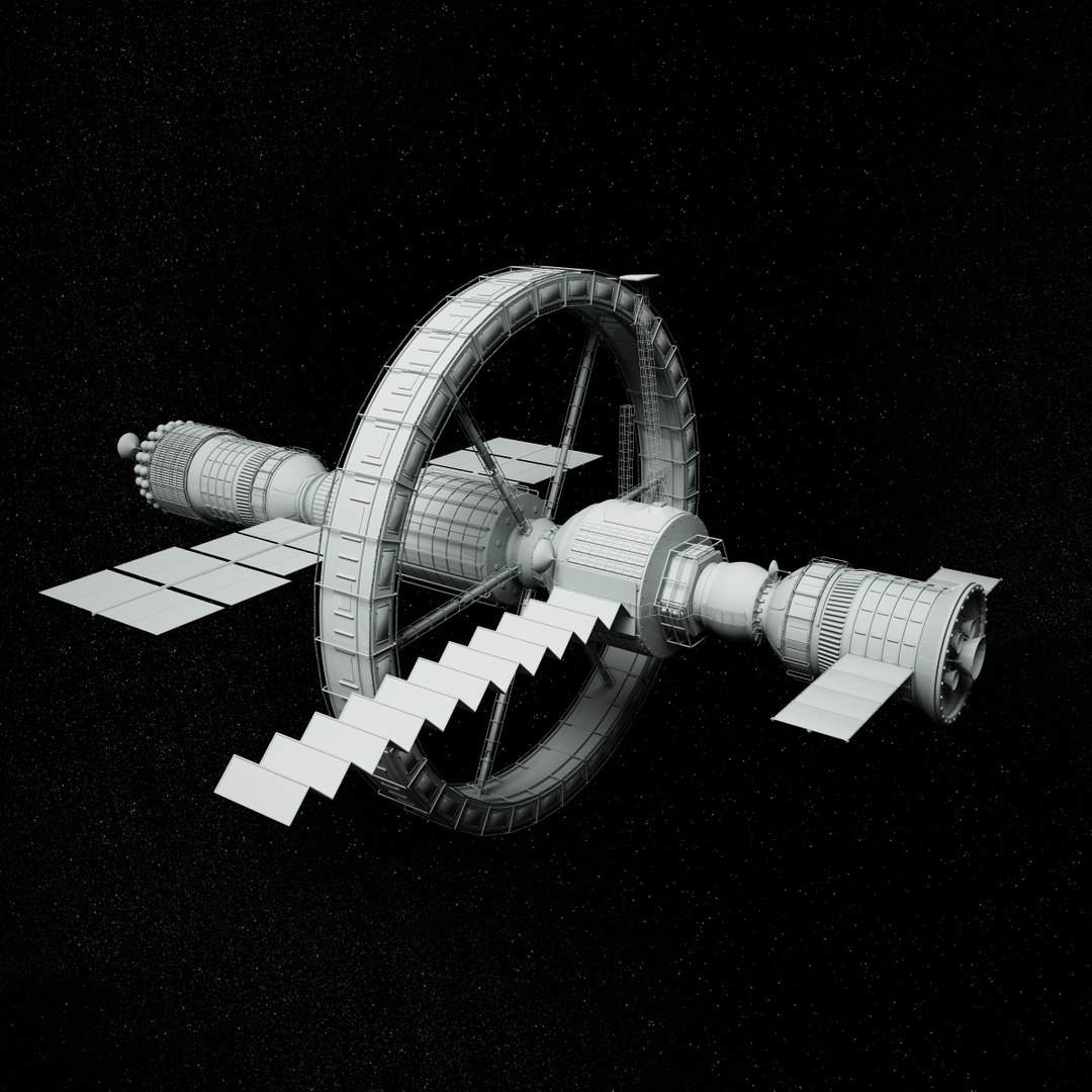 Space Station 3d Model
