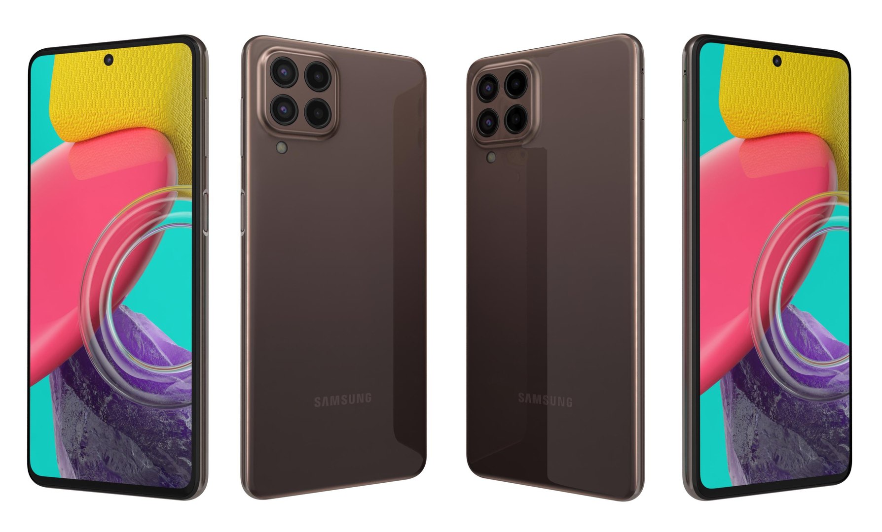Samsung Galaxy M53 All Colors model - TurboSquid 1892047