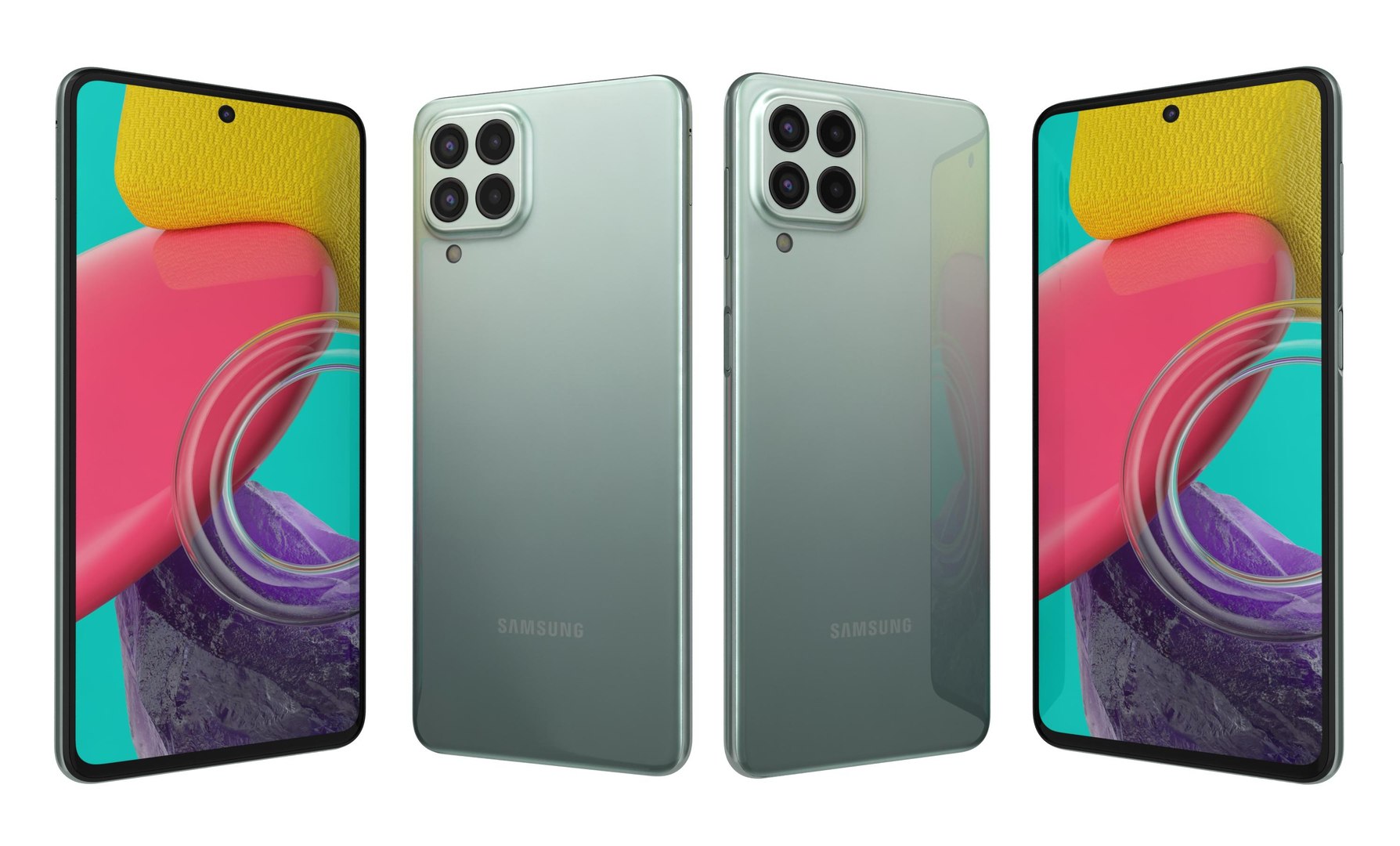 Samsung Galaxy M53 All Colors model - TurboSquid 1892047