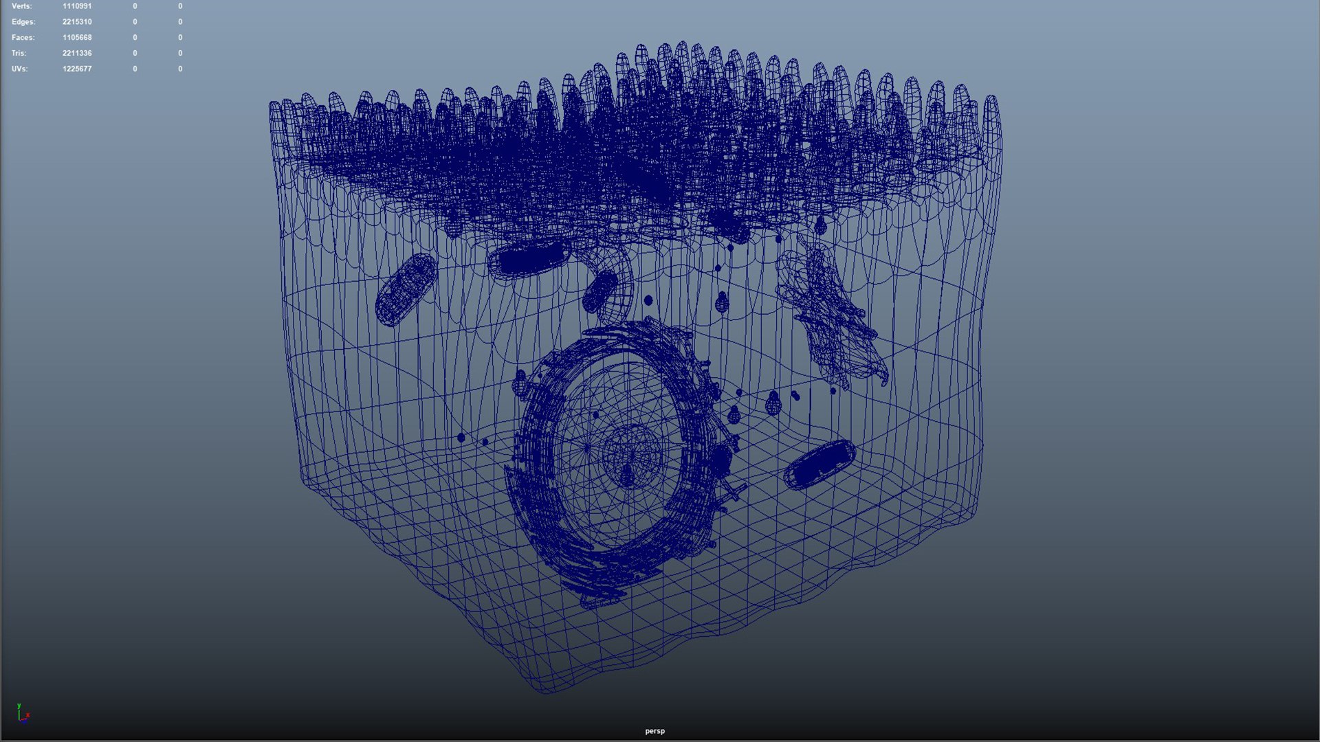 3D Microvilli Cell Model - TurboSquid 2187661