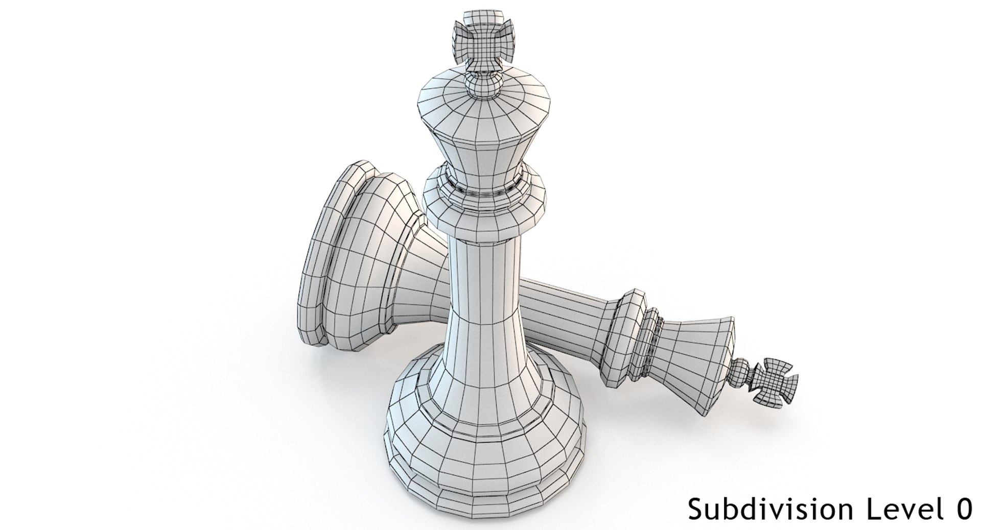 King - Chess Piece 3D Model - TurboSquid 1240932