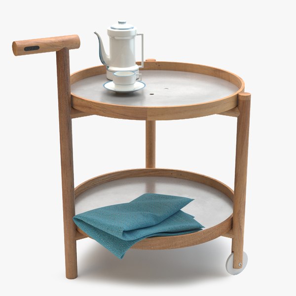 modelo 3d Roda Caddy Bar Trolley - TurboSquid 1105936