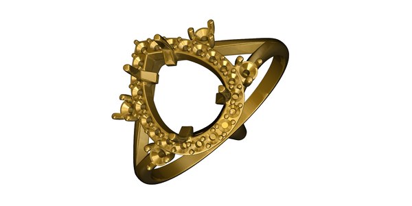 gold ring 3d model