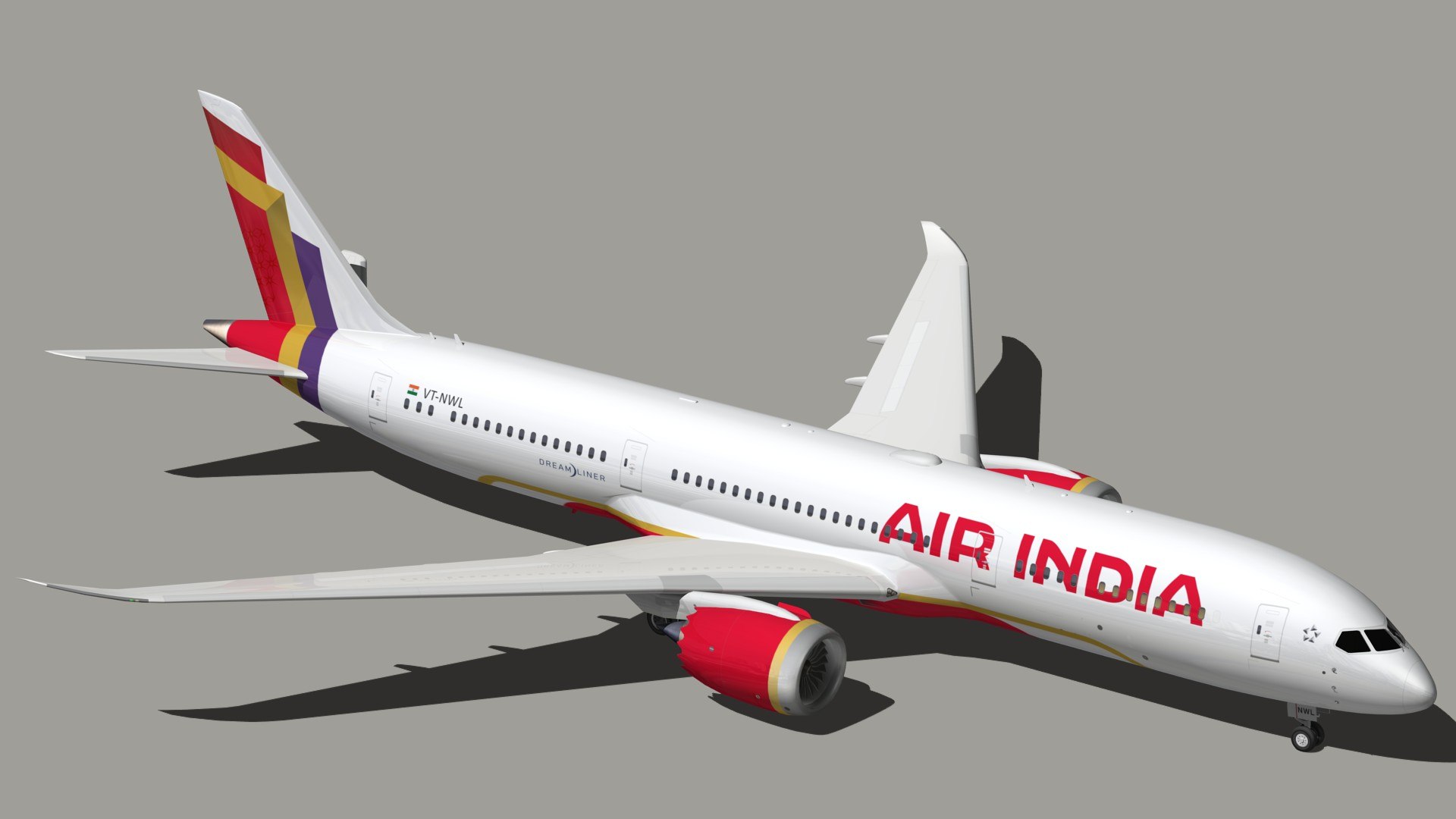 B789 Air India New Livery 3D Model - TurboSquid 2125359