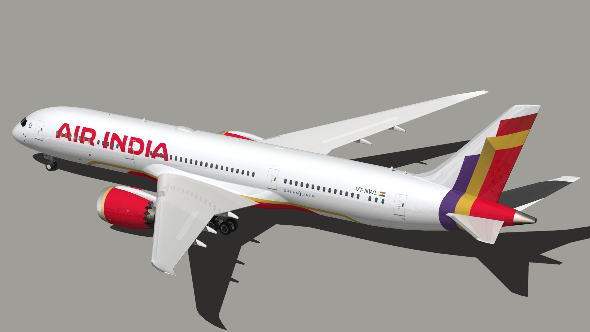 B789 Air India New Livery 3D Model - TurboSquid 2125359