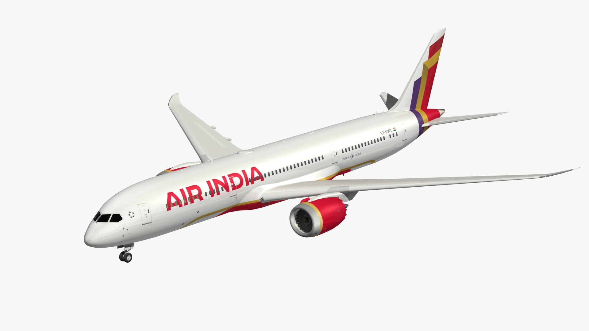 B789 Air India New Livery 3D Model - TurboSquid 2125359