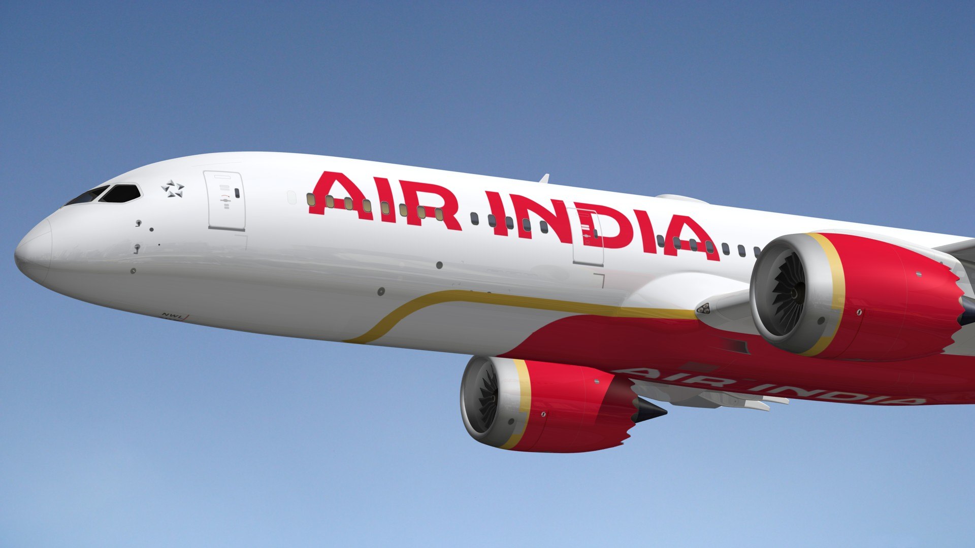 B789 Air India New Livery 3D Model - TurboSquid 2125359