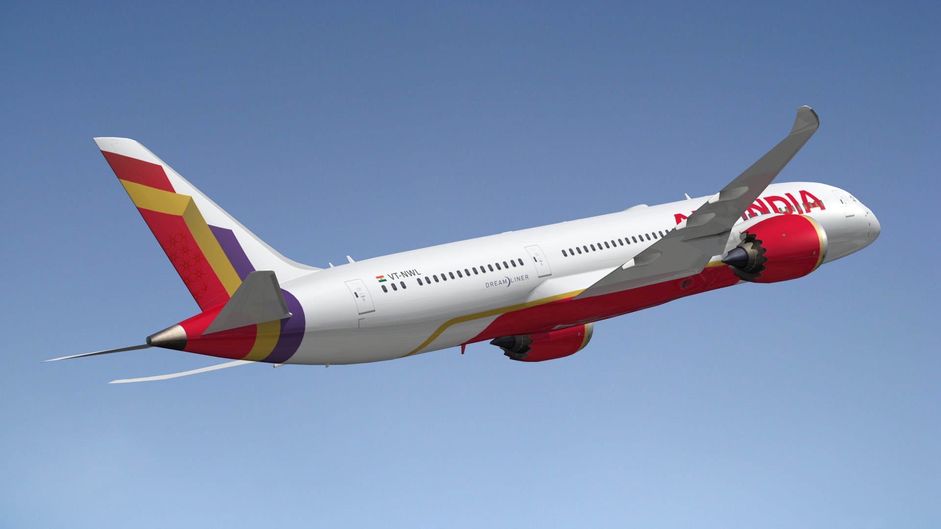 B789 Air India New Livery 3D Model - TurboSquid 2125359