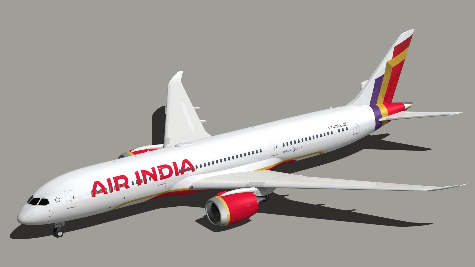 B789 Air India New Livery 3D Model - TurboSquid 2125359