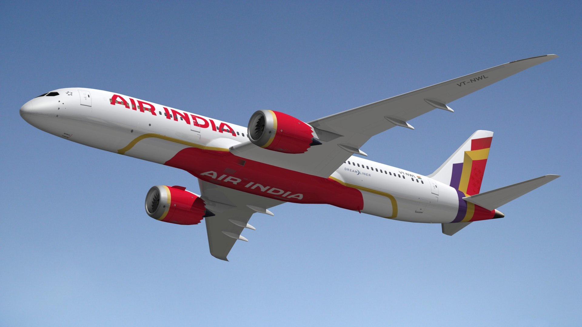 B789 Air India New Livery 3D Model - TurboSquid 2125359