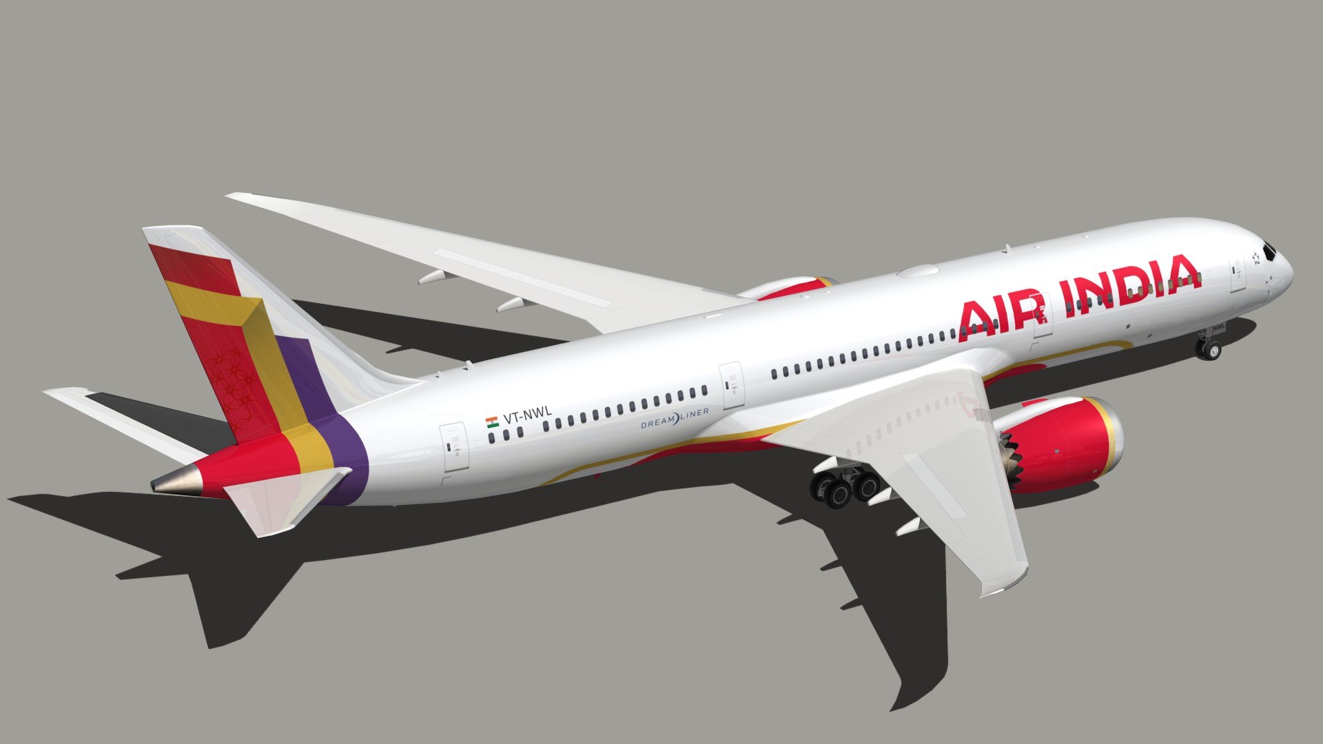 B789 Air India New Livery 3D Model - TurboSquid 2125359