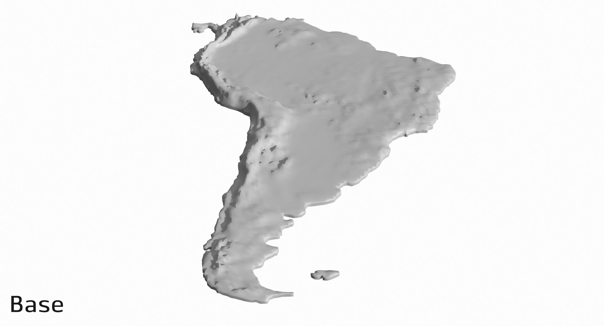 3D south america continent - TurboSquid 1377501