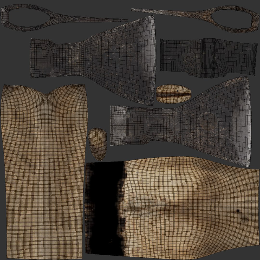 3D Old Axe On Stump Model - TurboSquid 1971510