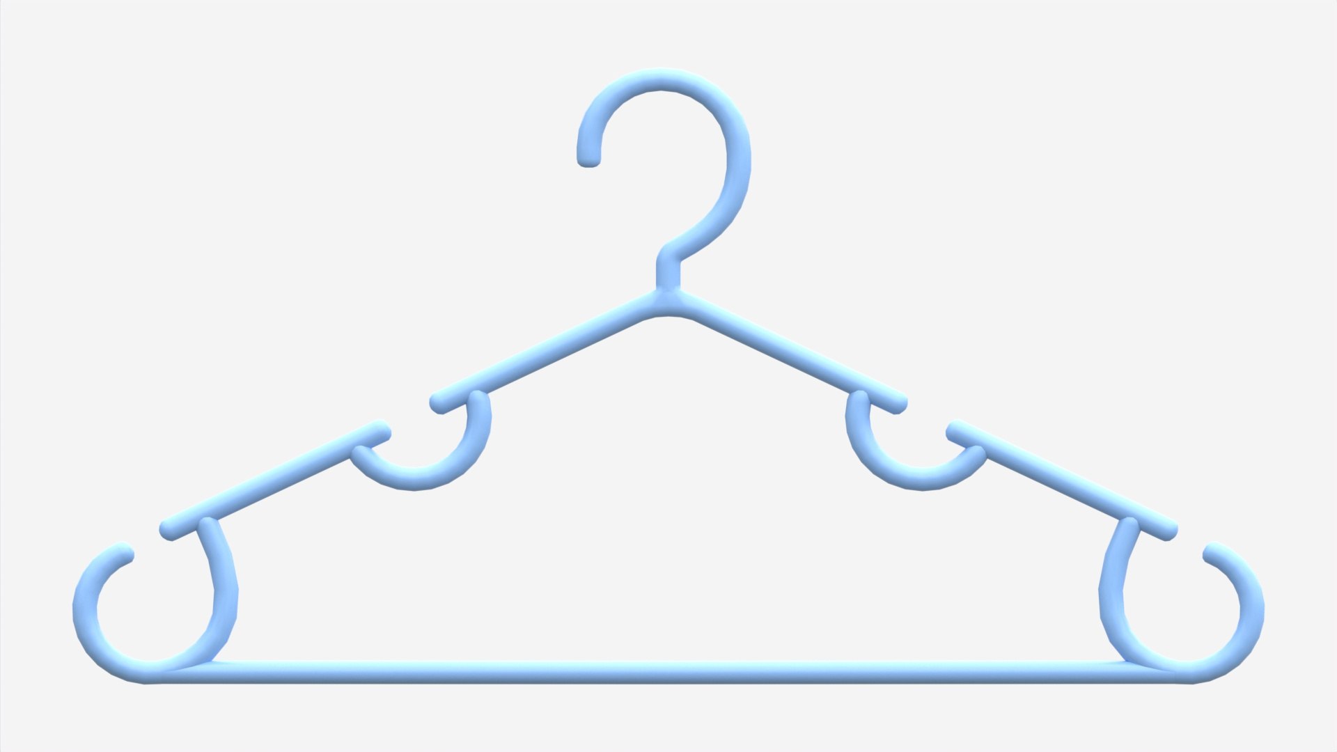 3D Hanger For Clothes Plastic 03 - TurboSquid 1967563