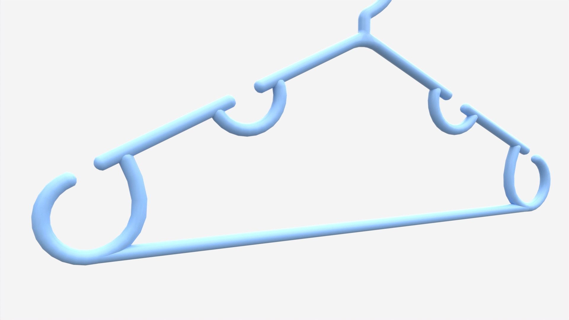 3D Hanger For Clothes Plastic 03 - TurboSquid 1967563