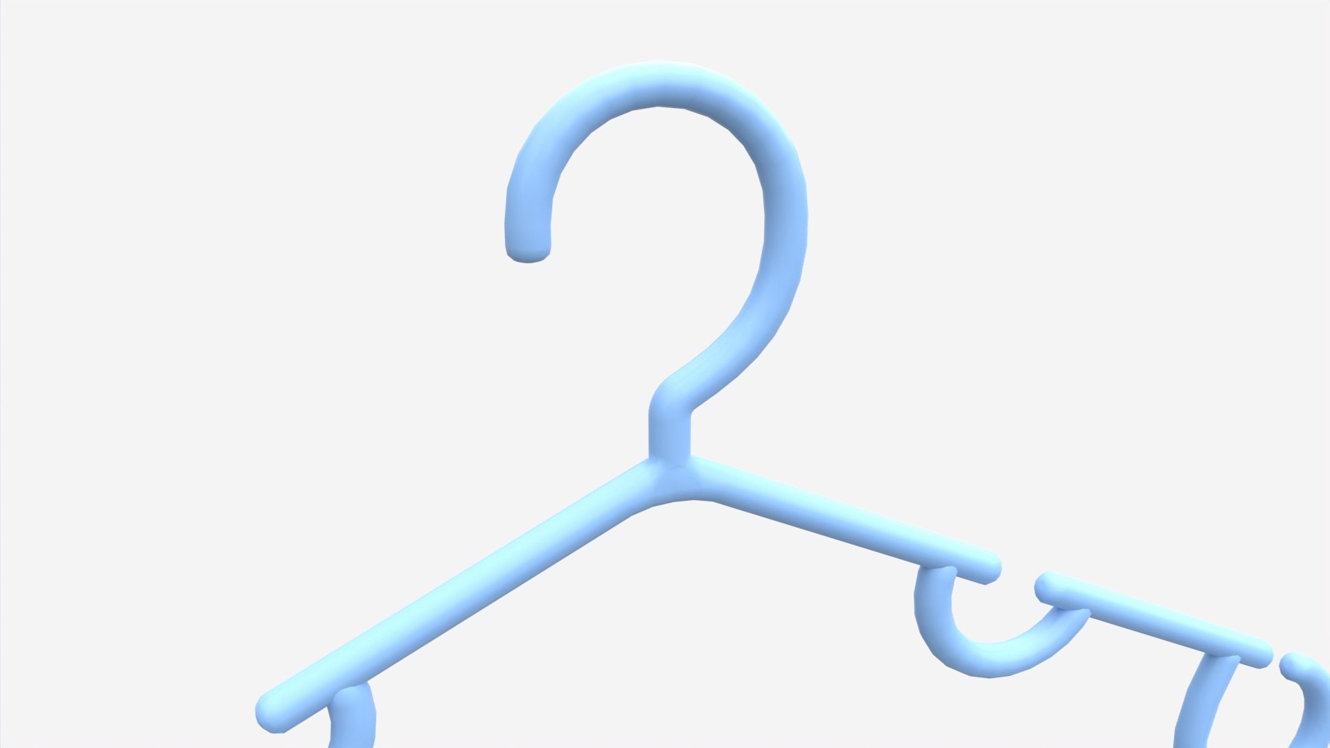 3D Hanger For Clothes Plastic 03 - TurboSquid 1967563