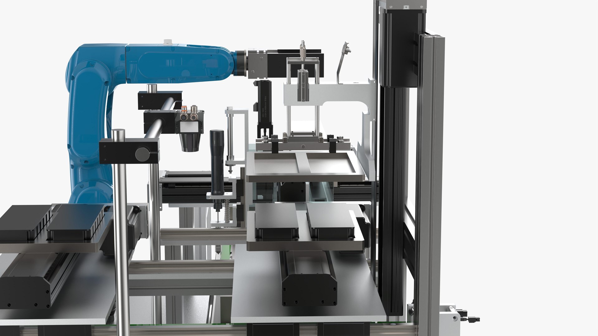 3D Automatic IGBT Radiator Assembly Machine - TurboSquid 2184333