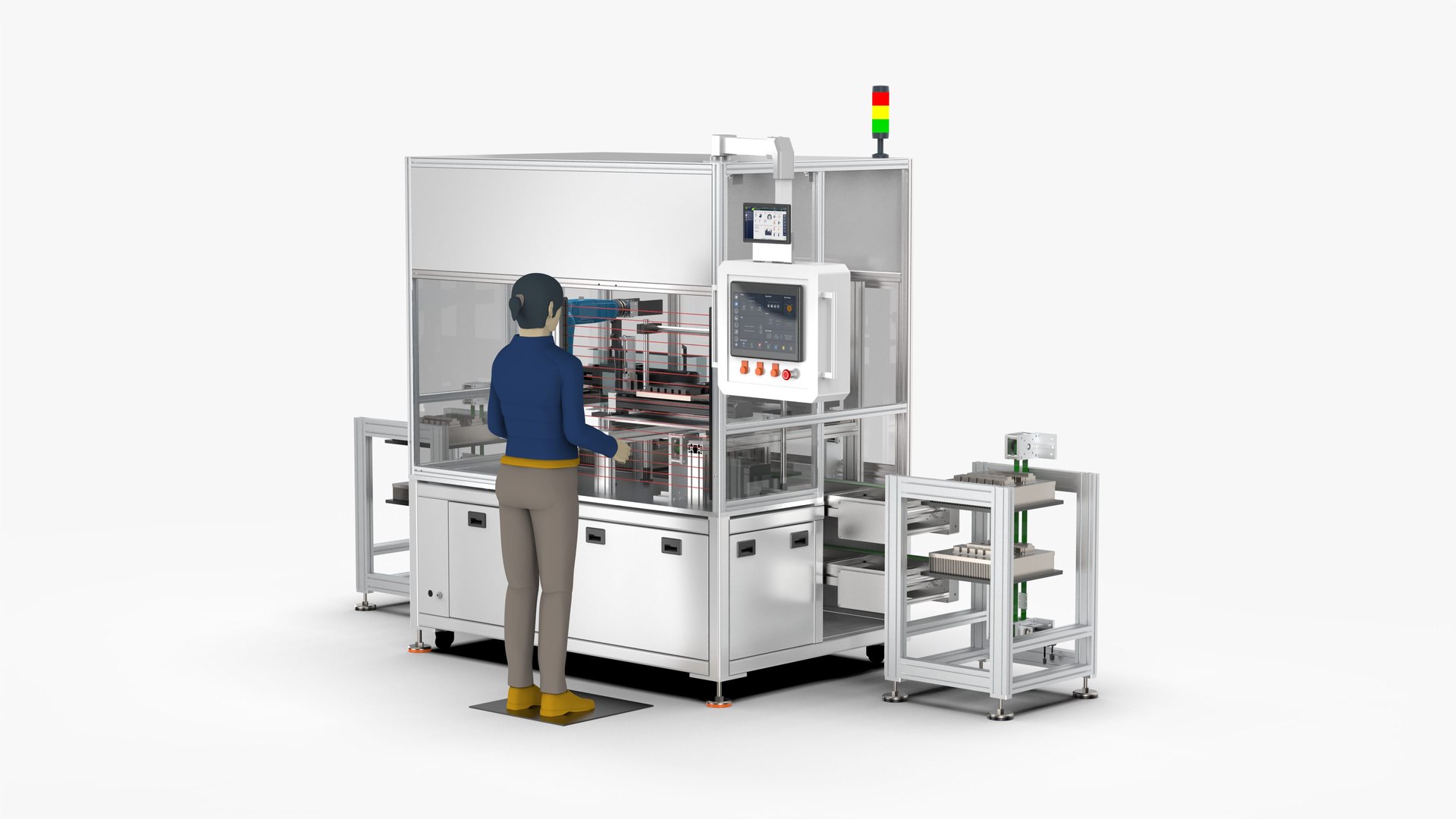 3D Automatic IGBT Radiator Assembly Machine - TurboSquid 2184333