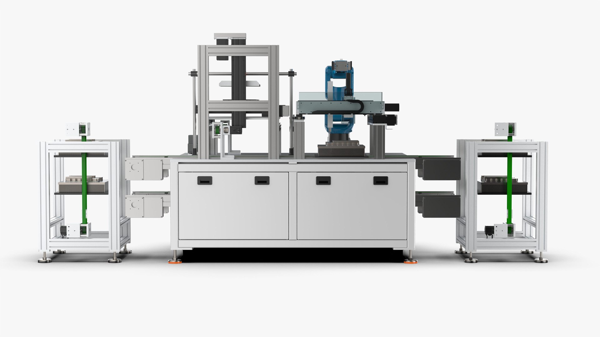 3D Automatic IGBT Radiator Assembly Machine - TurboSquid 2184333