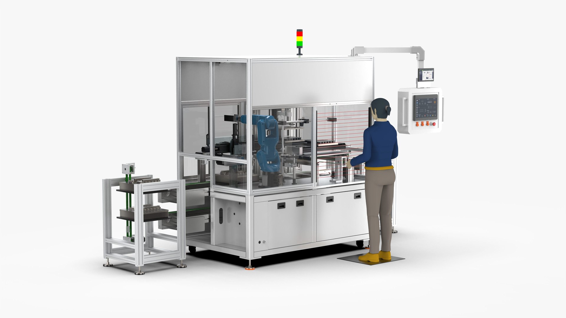 3D Automatic IGBT Radiator Assembly Machine - TurboSquid 2184333