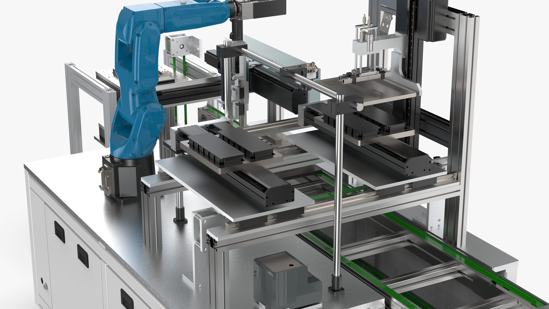 3D Automatic IGBT Radiator Assembly Machine - TurboSquid 2184333