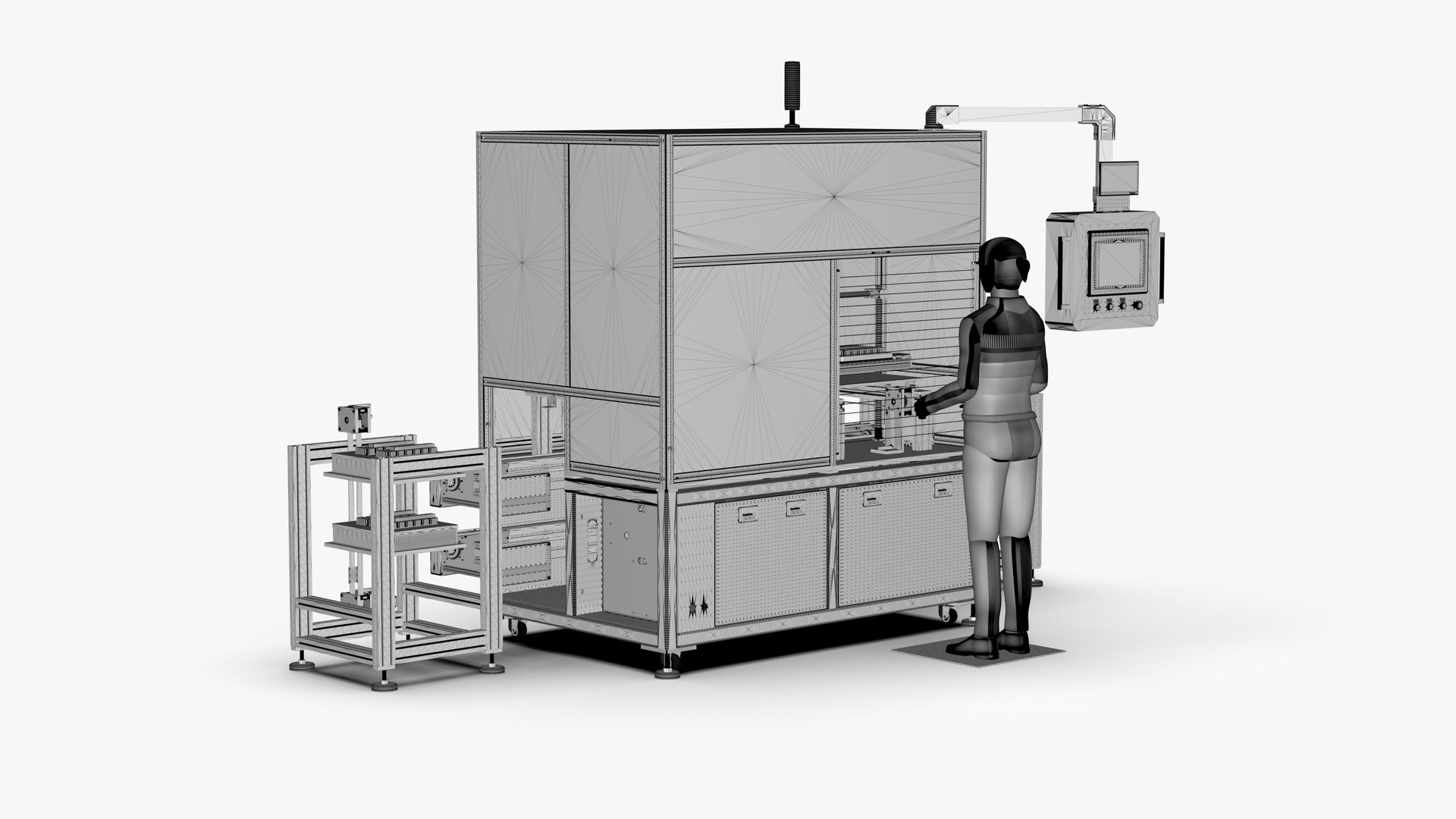 3D Automatic IGBT Radiator Assembly Machine - TurboSquid 2184333