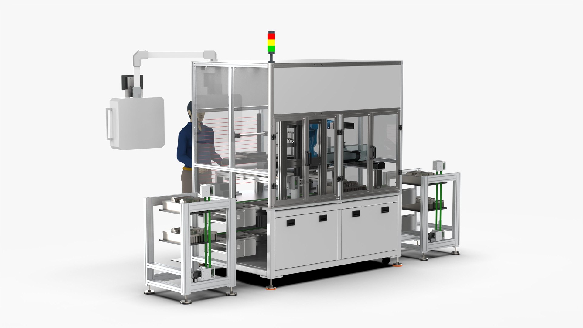 3D Automatic IGBT Radiator Assembly Machine - TurboSquid 2184333