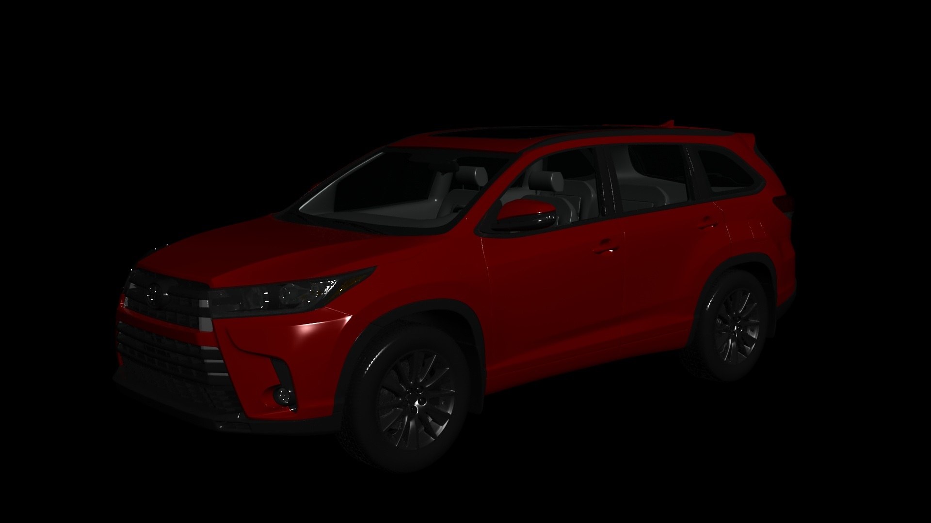 Toyota Highlander Xle 2016 3D Model - TurboSquid 1293321