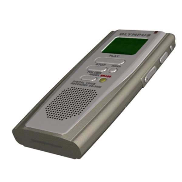 3dsmax voice recorder olympus ds3000