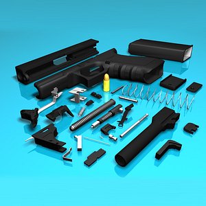 Animated Glock 17 3D Models for Download | TurboSquid