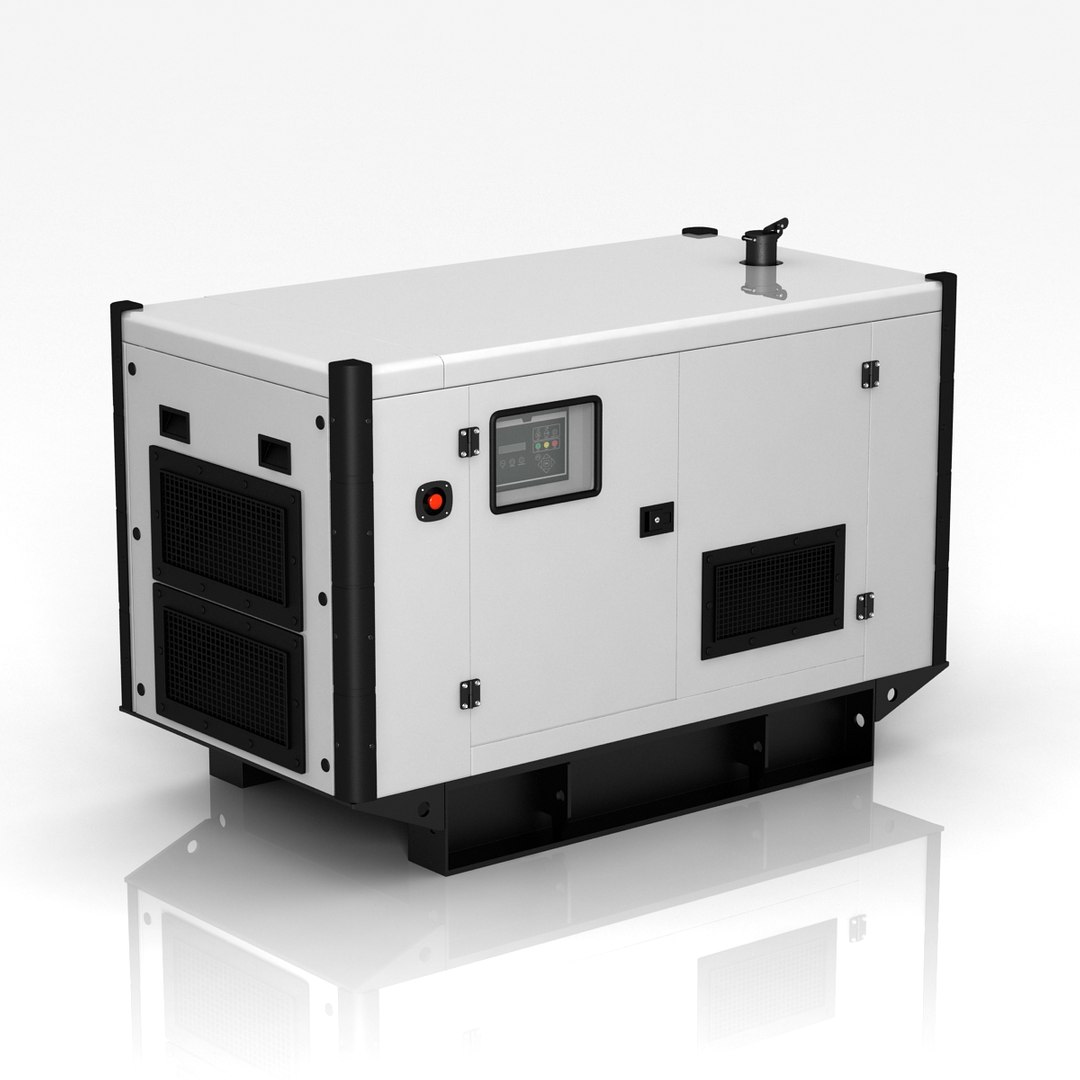 Silent Power Generator 3d Obj