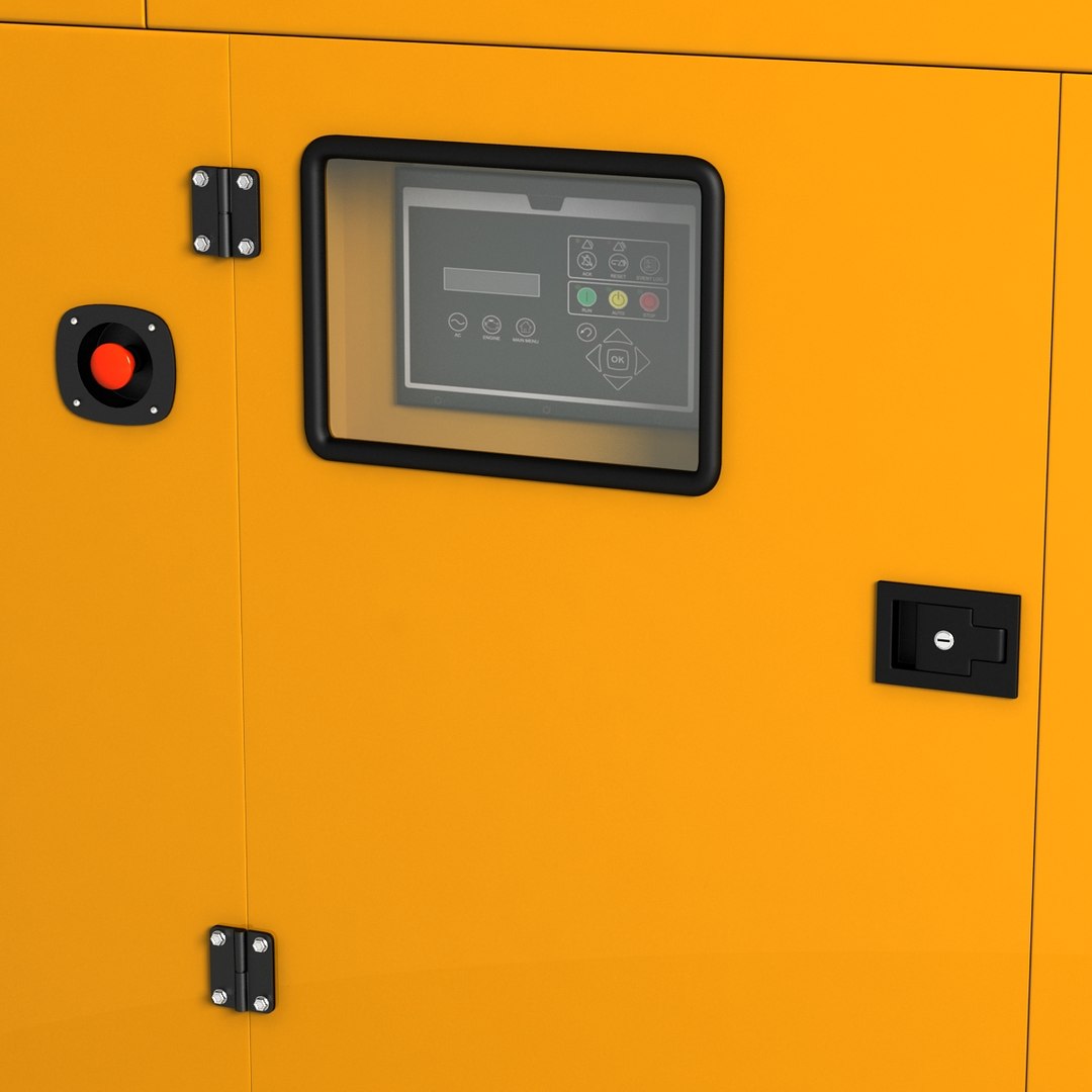 Silent Power Generator 3d Obj