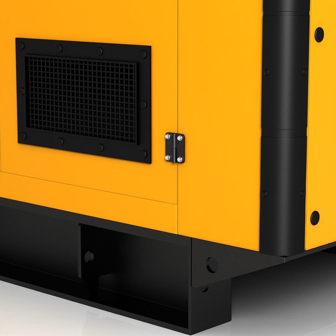 Silent Power Generator 3d Obj