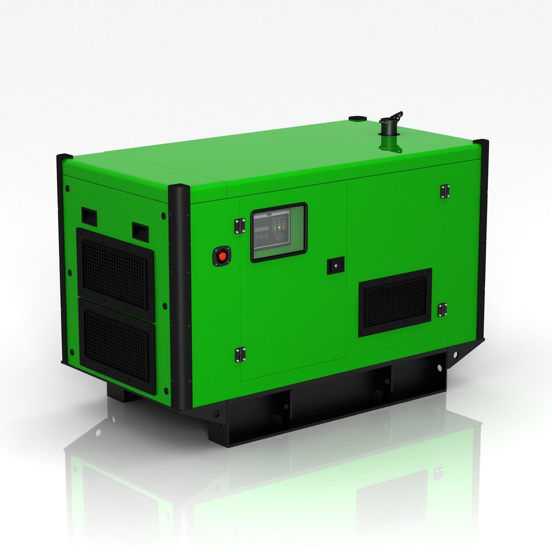 Silent Power Generator 3d Obj