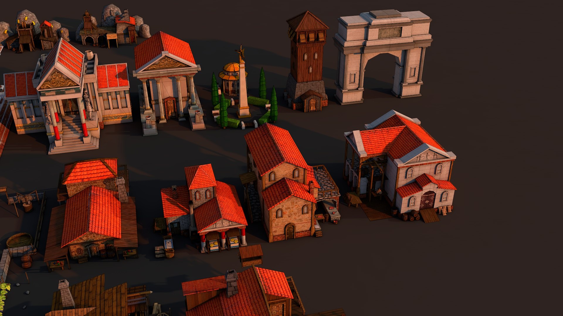 Rome City 3D - TurboSquid 1338638