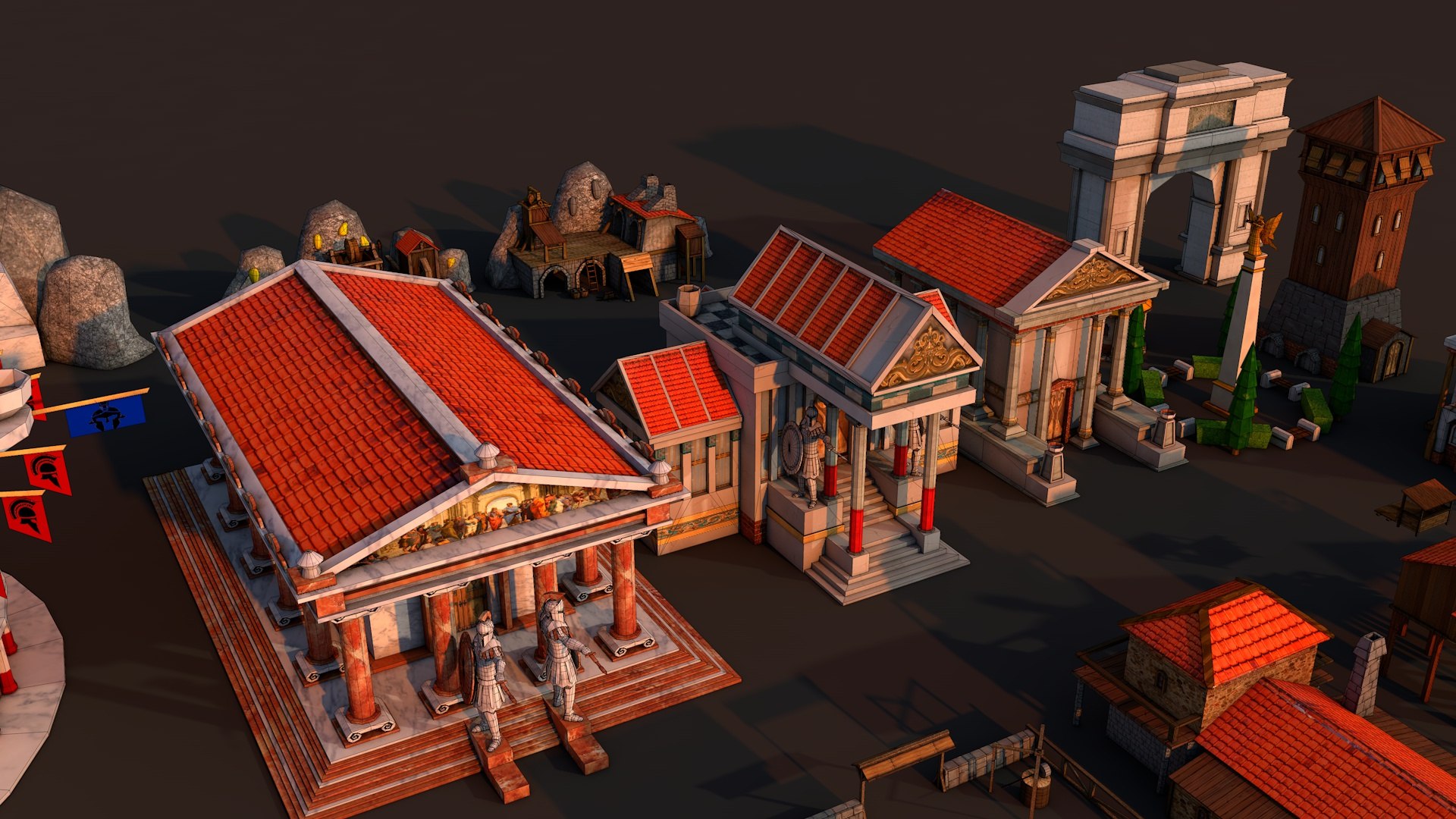 Rome City 3D - TurboSquid 1338638